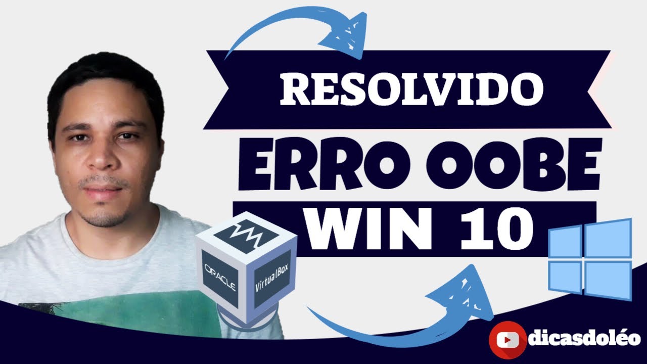 ERRO Windows 10: OOBEKEYBOARD, OOBELOCAL, OOBEREGION, VirtualBox ...
