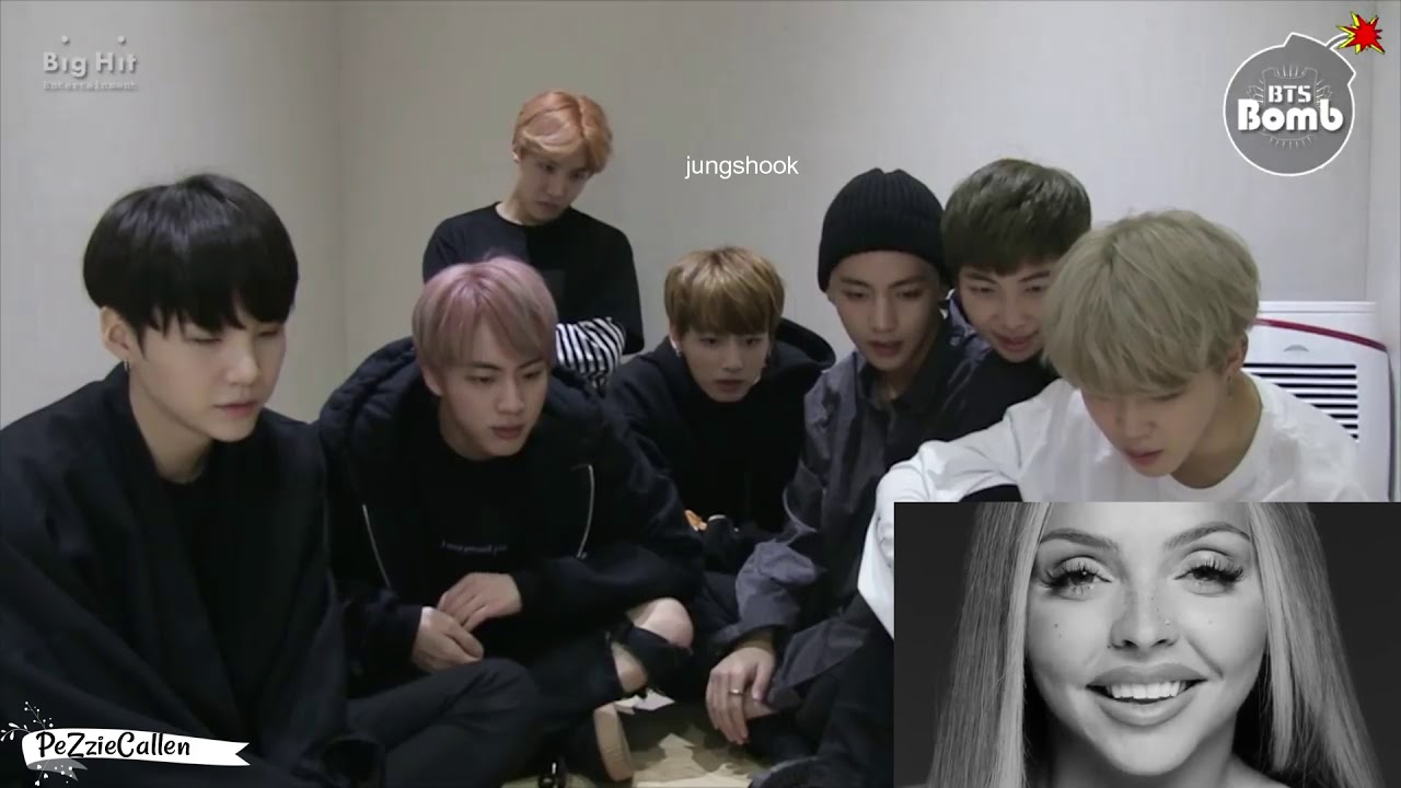 BTS reacting to STRIP by Little Mix - YouTube
