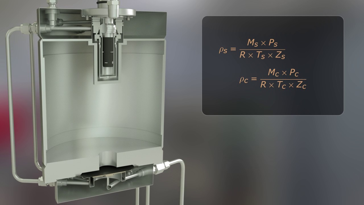 Gas Specific Gravity Meter measures with accuracy of 0.1% - YouTube