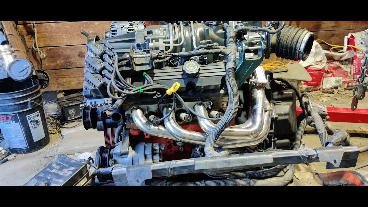 Chevy Venture 3.8 Swap Engine First Start - YouTube