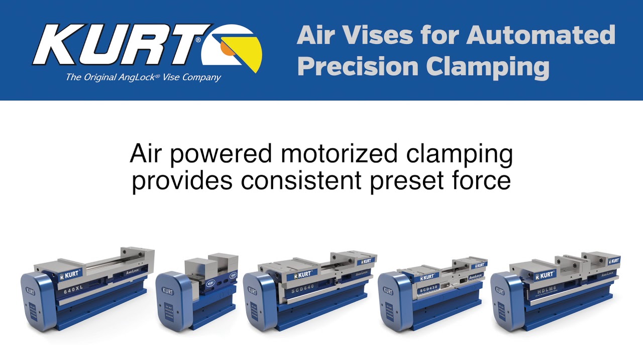 Air Vises for Automated Precision Clamping - YouTube