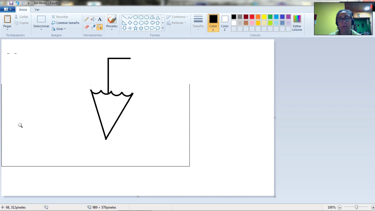PAINT copiar, pegar, borrar y pintar - YouTube