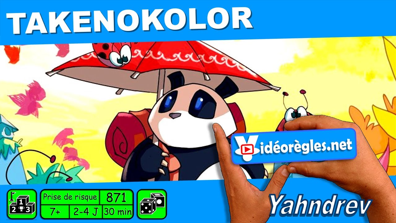 Vidéorègle Jeu de Société " TAKENOKOLOR " par Yahndrev (#871) - YouTube