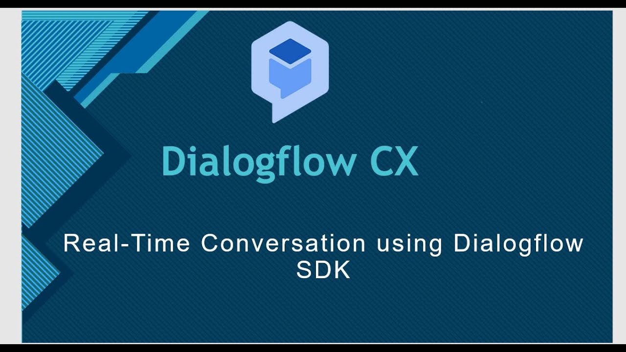 Demo - Real-Time Conversation - Dialogflow CX - YouTube