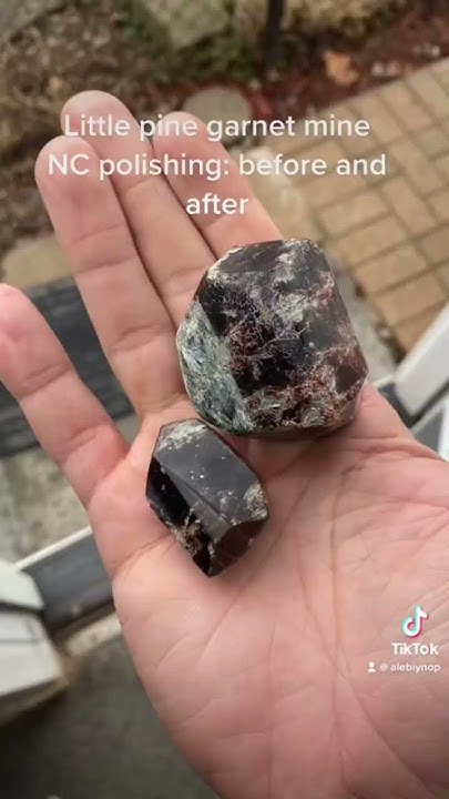 Little pine garnet mine #crystals #crystalcollecting # ...