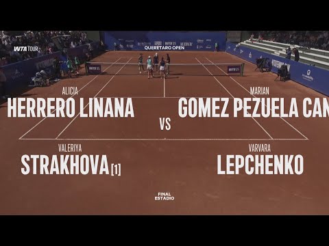 A H Linana (ESP) & V Strakhova (UKR) vs M G P Cano (MEX) & V Lepchenko (USA) - Game, Set, Match