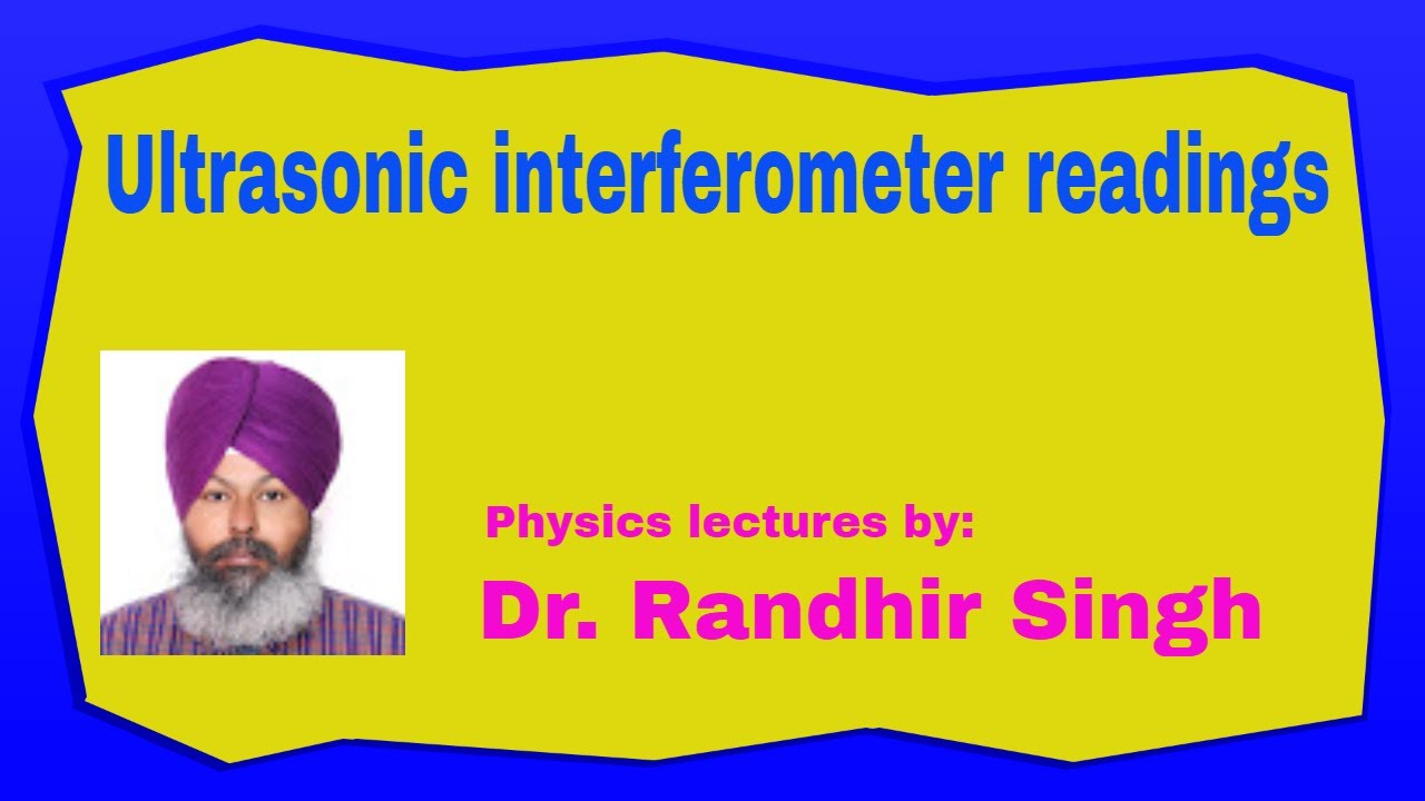 Ex- 3b || Ultrasonic interferometer readings - YouTube