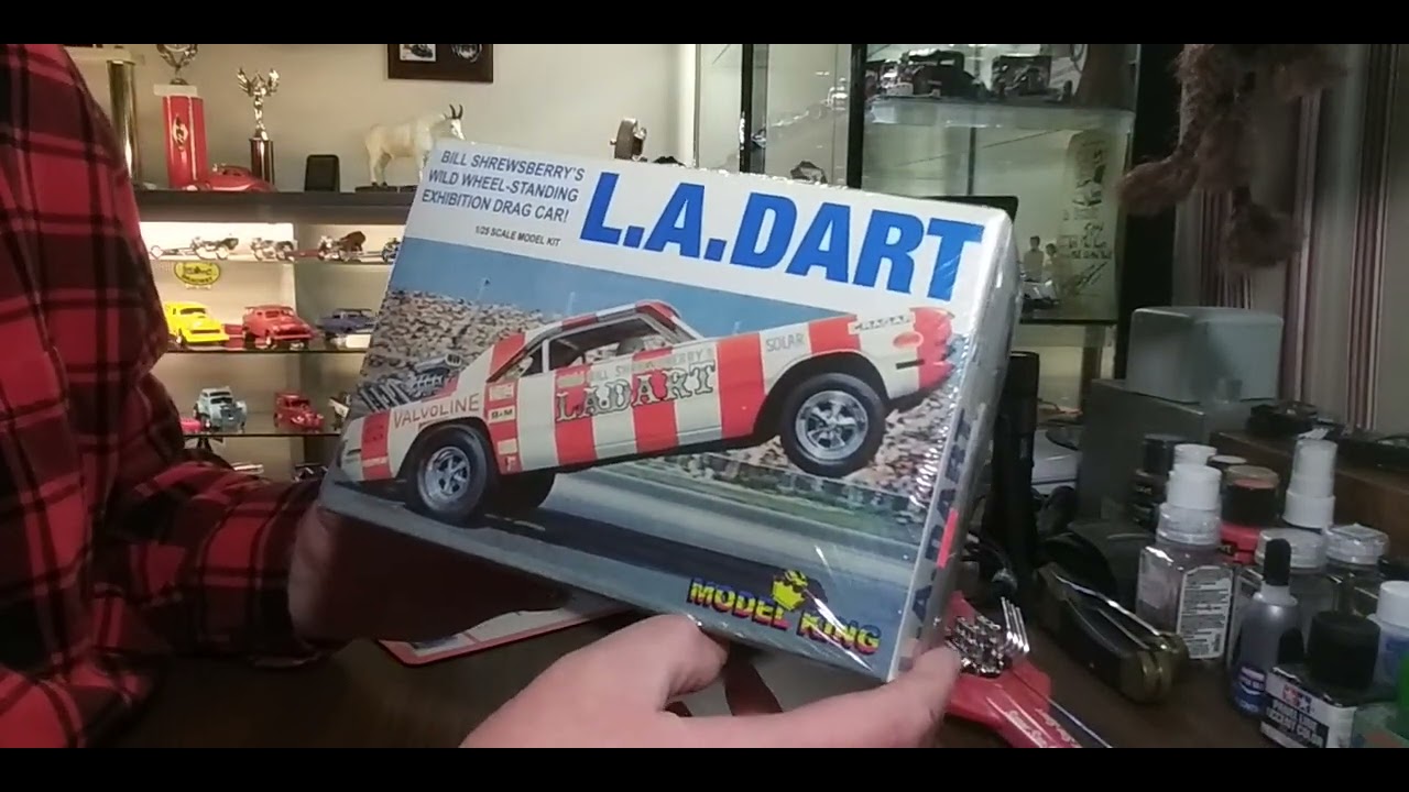 Unboxing of Model King's L.A. Dart and 3 exhibition drag cars I've ...