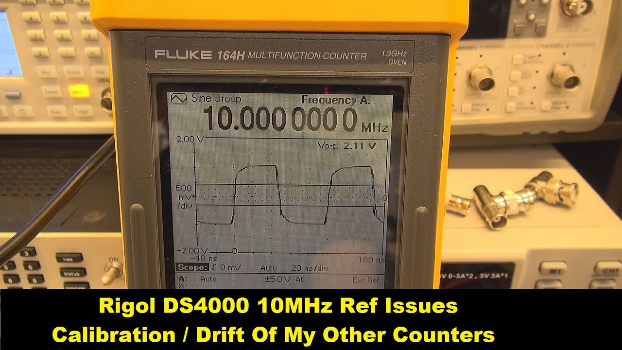Rigol DS4000 10 MHz Input Ref Issues - YouTube