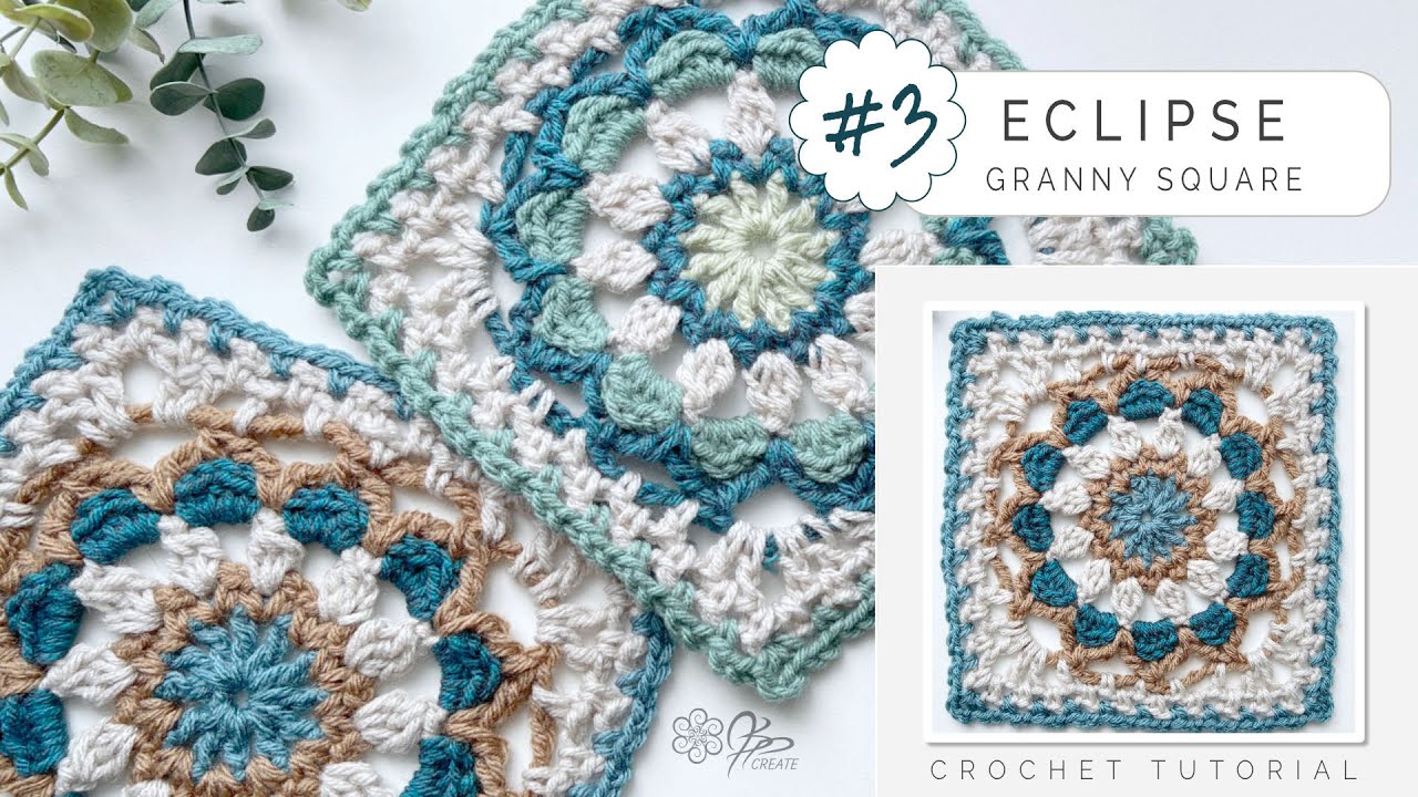Crochet Eclipse Square: Part 3 of 3 - Delicate Flair - The Finale - YouTube
