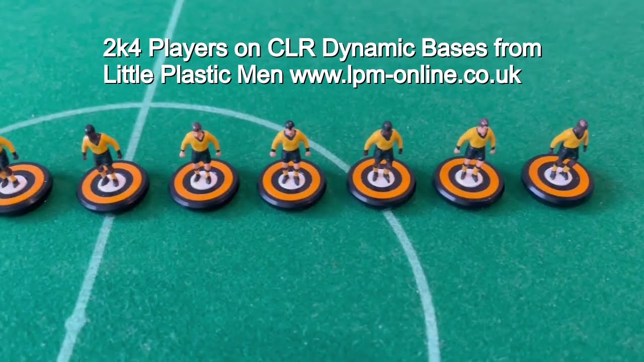 Guide to mounting 2k4 Subbuteo Players into CLR Dynamic Bases - YouTube