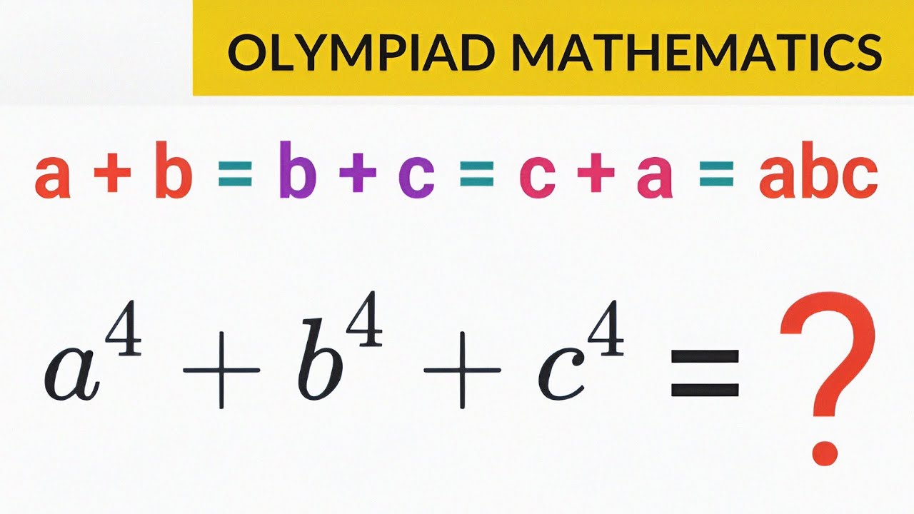 United States | Math Olympiad Question | You should know this trick ...