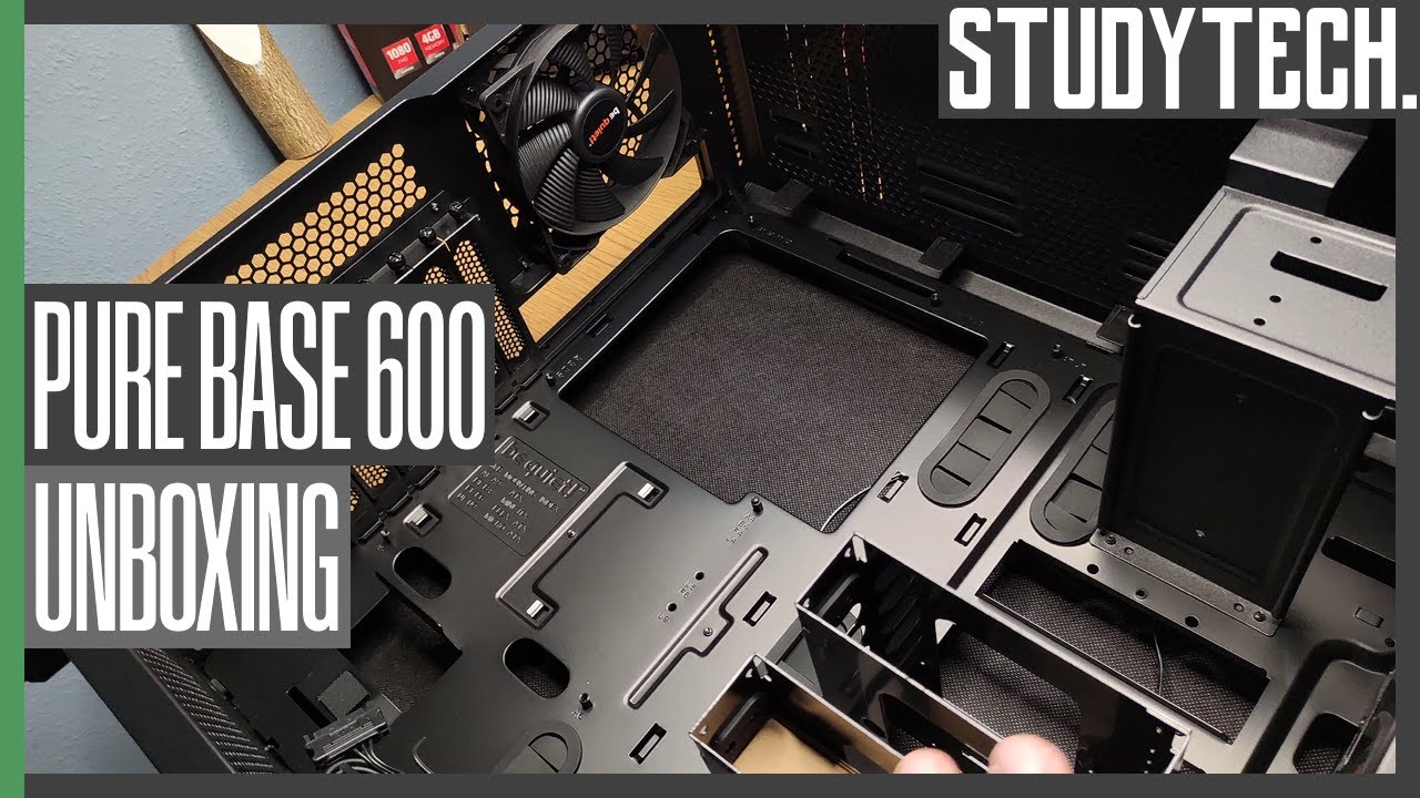 Unboxing be quiet! Pure Base 600 [4K/Deutsch] #studytech - YouTube
