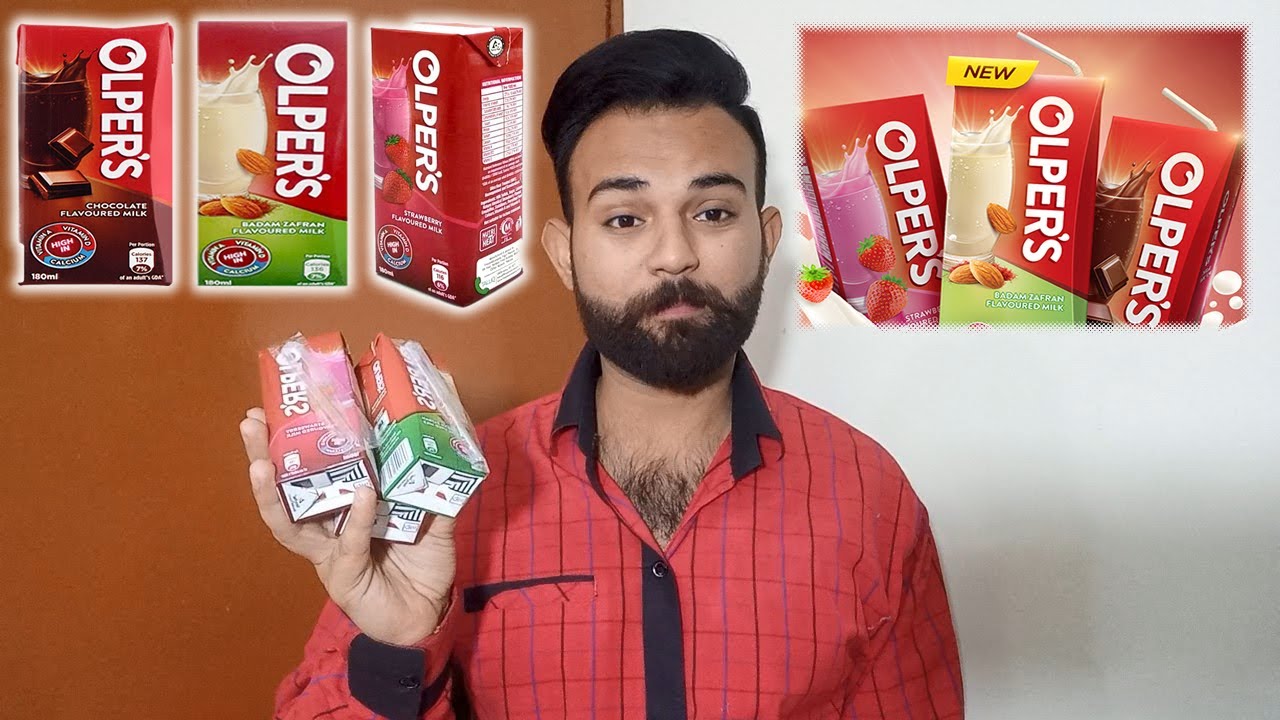 Olpers Flavored Milk 180ml | Review | Chocolate , Strawberry & Badam ...