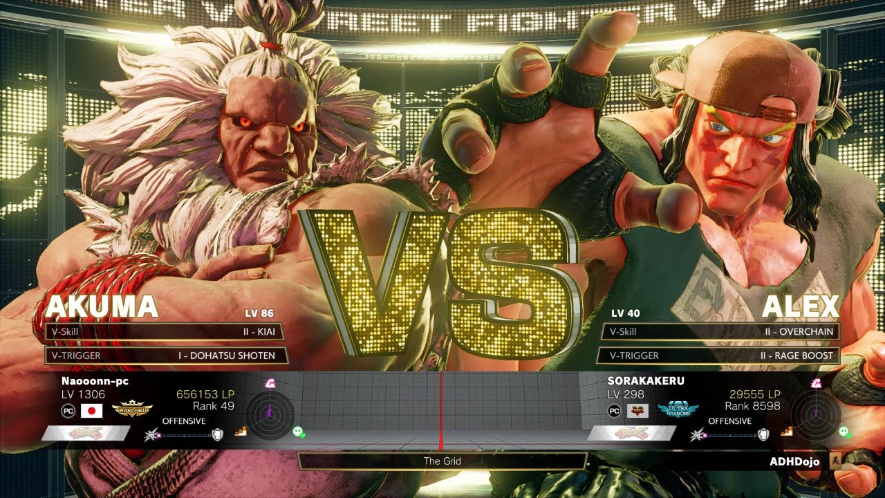 SFV Champion Edition🔥 Naooonn (Akuma) Vs SORAKAKERU (Alex) 🔥 Online ...