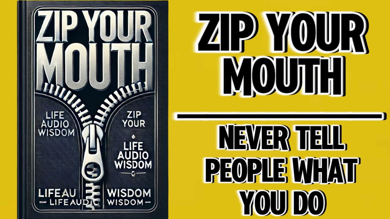 Zip Your Mouth: Never Tell People What You Do (Audiobook) - YouTube
