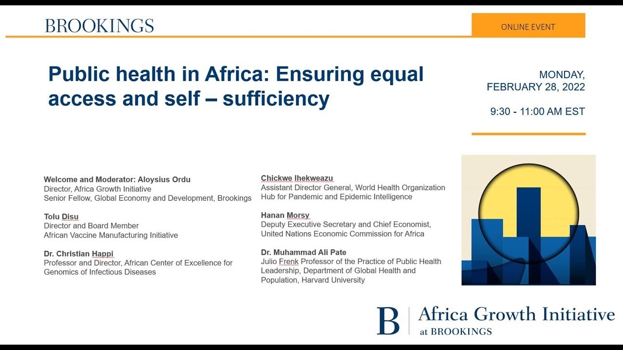 Public health in Africa: Ensuring equal access and self-sufficiency ...