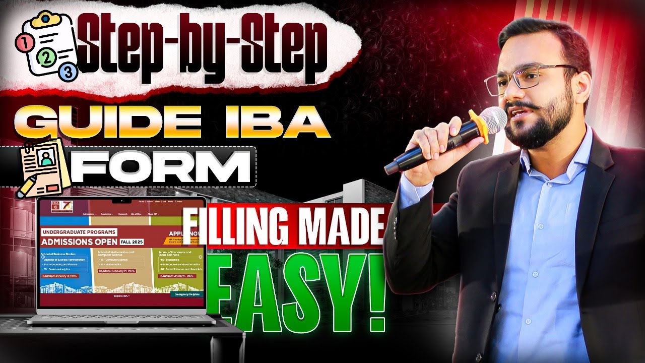 How to Fill the IBA Form | Step-by-Step Guide to Filling the IBA Form ...