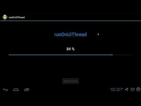 Android AsyncTask to update UI from Background Thread - YouTube