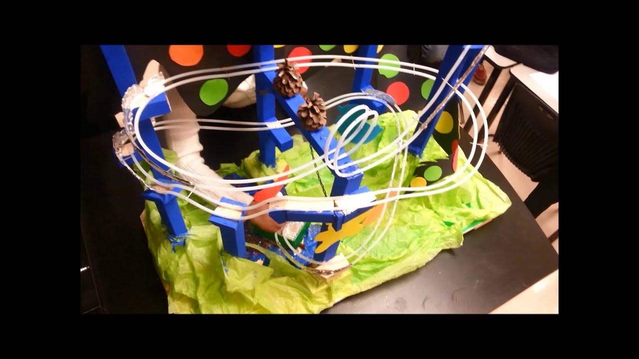 Physics Roller Coaster Project at Sandalwood Secondary School - YouTube