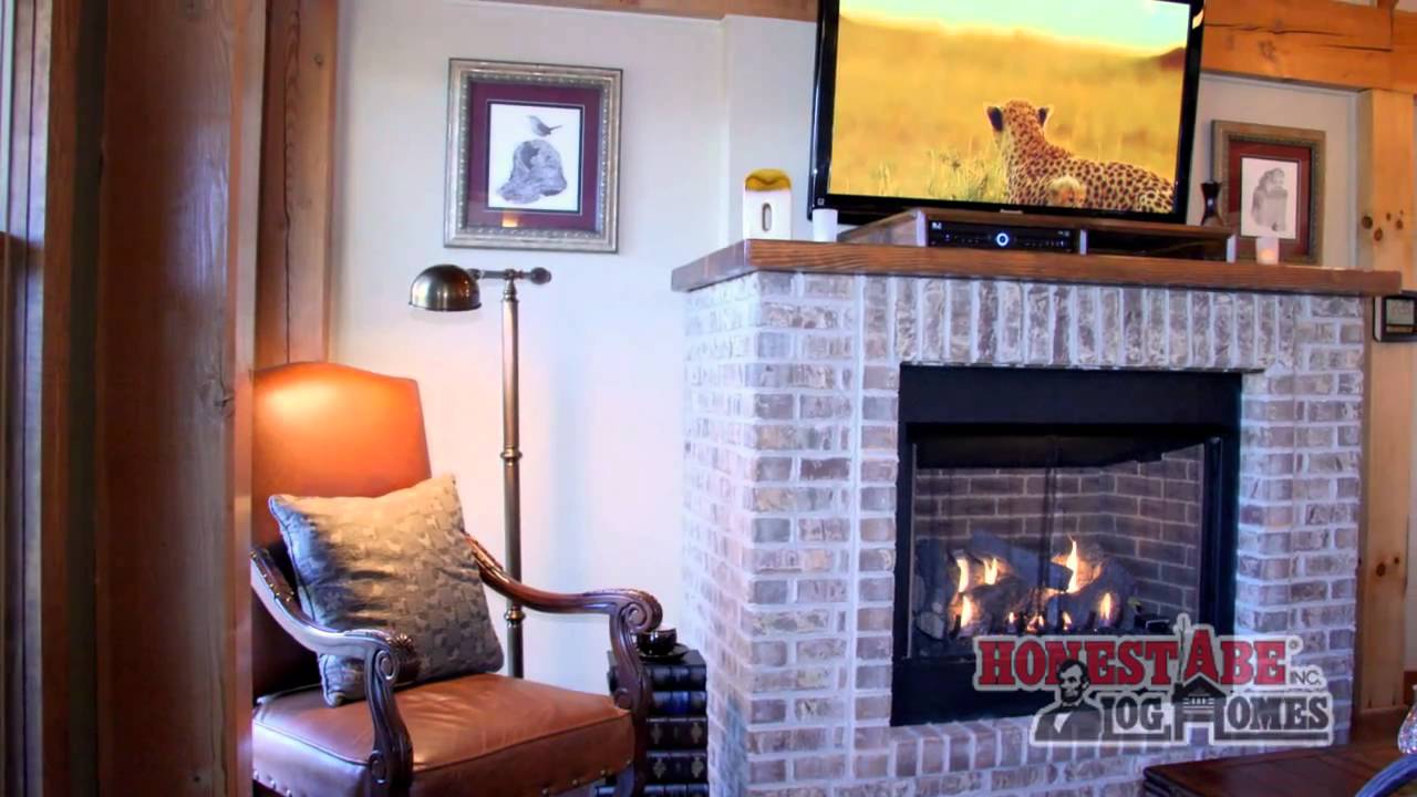 Honest Abe Log Homes Timber Frame Home from the Greenwood Plan - YouTube