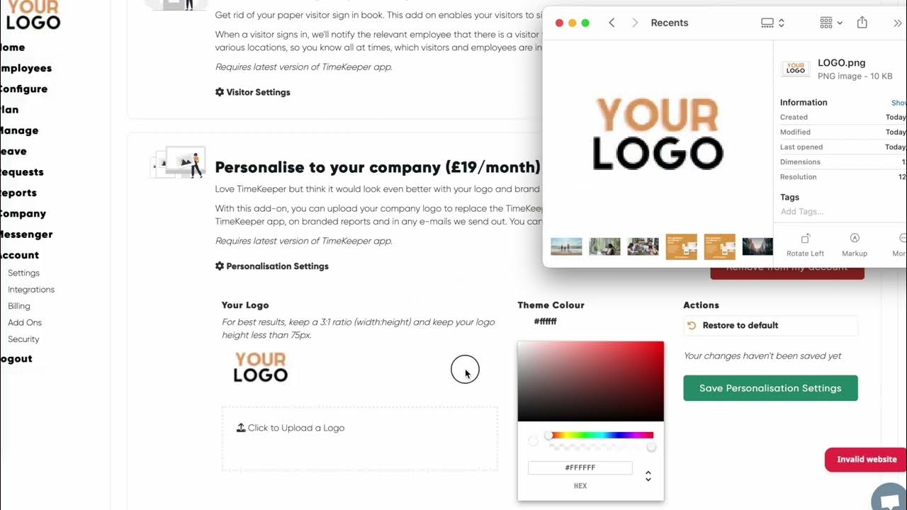 Personalisation Add On - YouTube