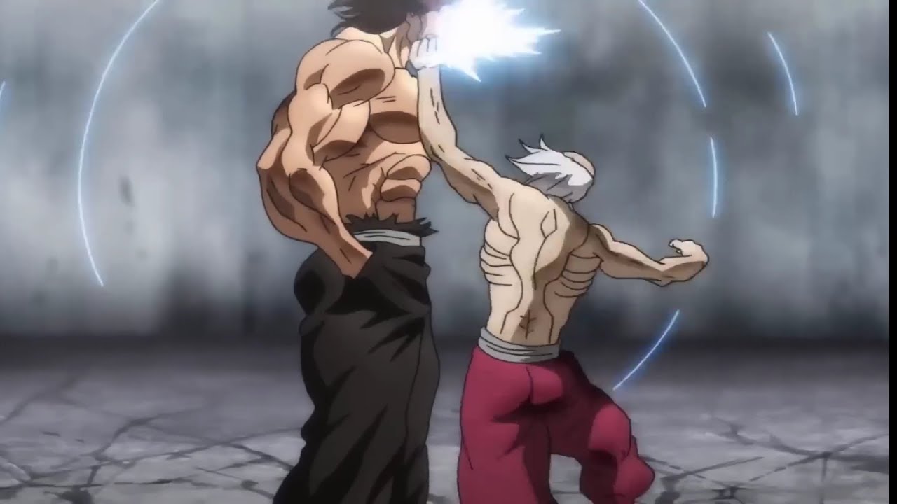 yujiro vs kaiou koku full fight english dub - YouTube
