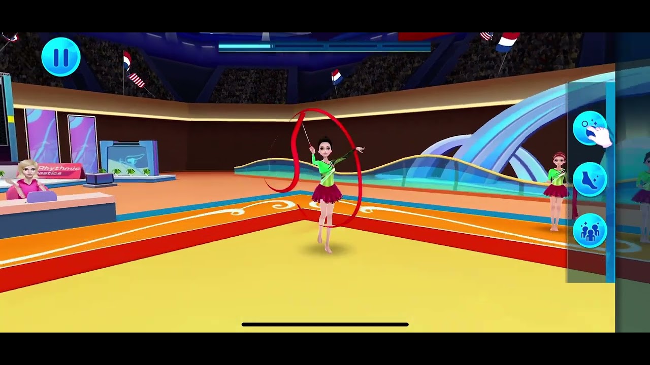 Rhythmic Gymnastics dream team routine three - YouTube