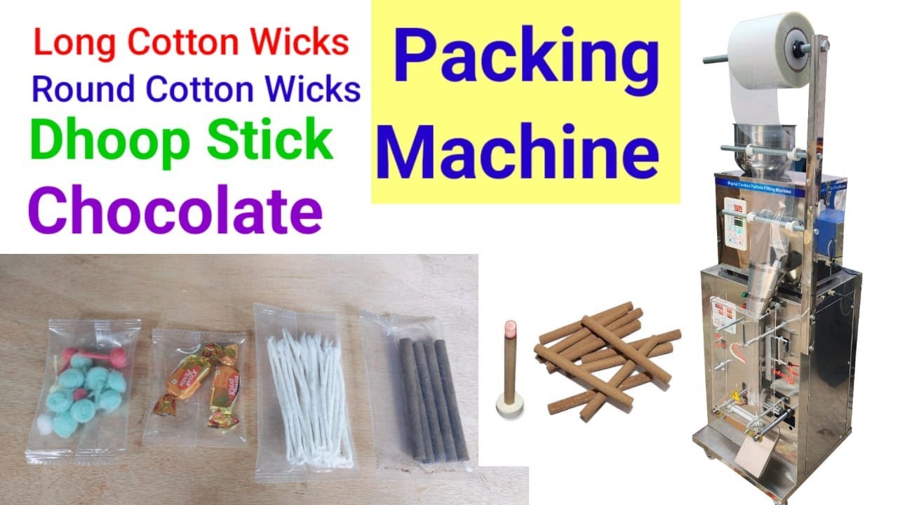 Long and Round Cotton Wicks,Dhoop Stick, Chocolate Packing Machine ...