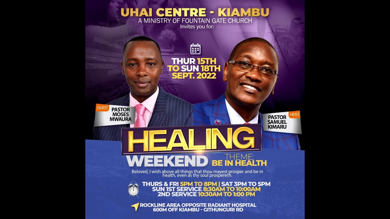 HEALING,Be in Health part 4 by Pastor Moses Mwaura - YouTube