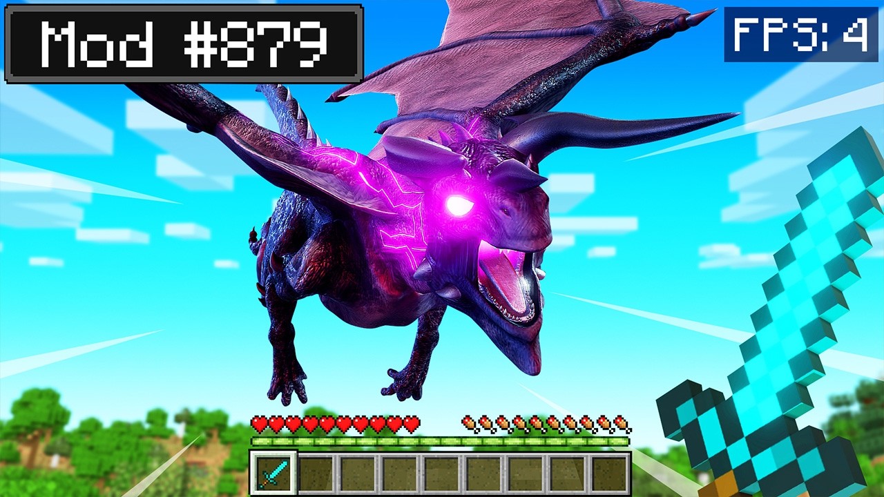 I Installed EVERY Minecraft Mod... - YouTube