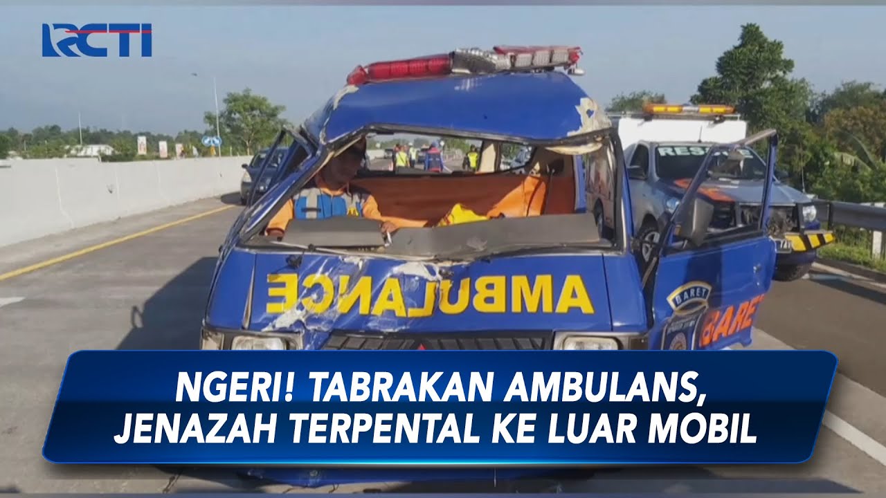 Tabrakan Mobil SUV dan Ambulans di Tol Pasuruan, Jenazah Terpental ...
