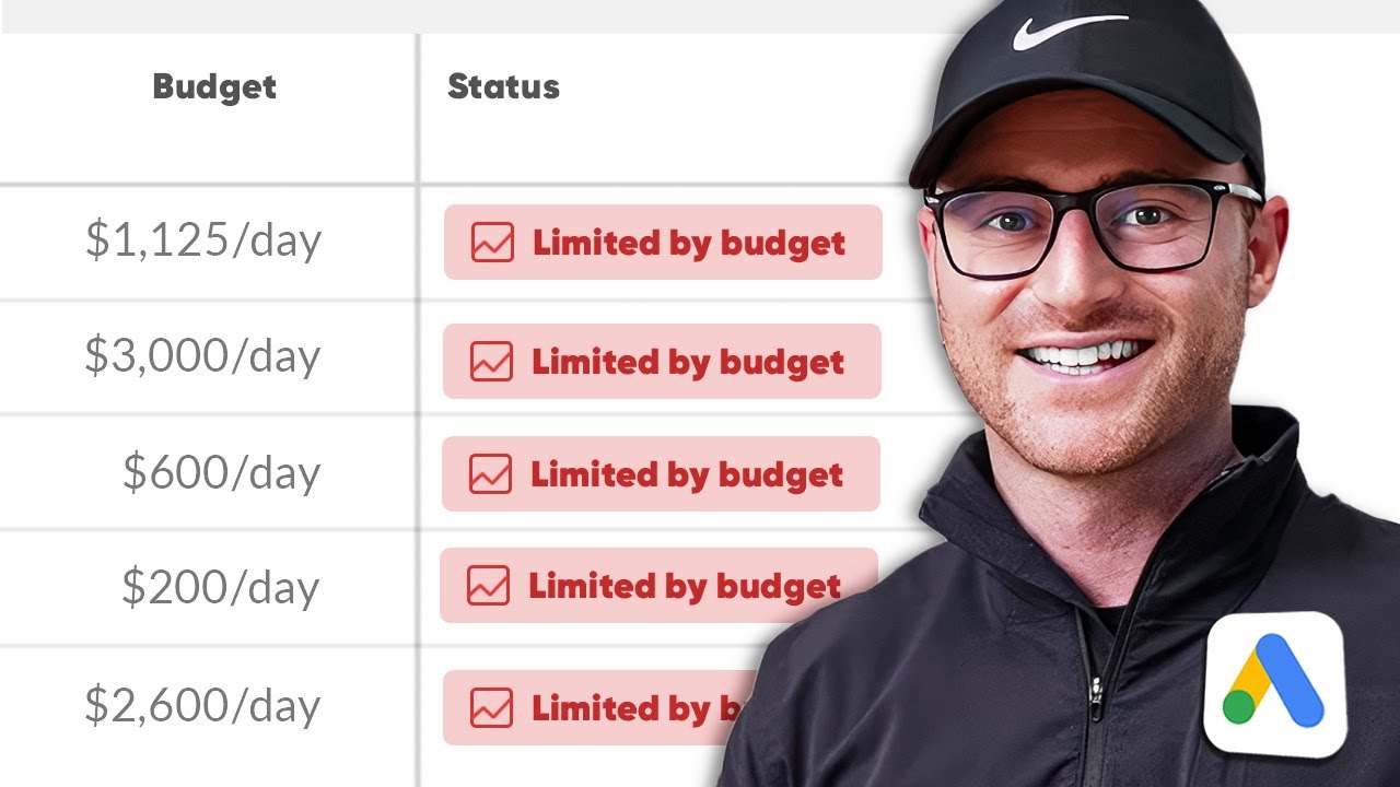 "Limited by Budget" in Google Ads... Here's What To Do - YouTube