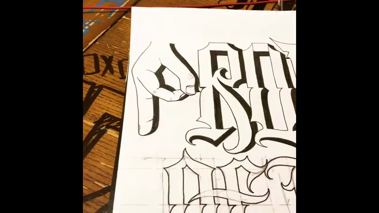 Product Of Tha 90s Letters Type Logo By Chato - YouTube