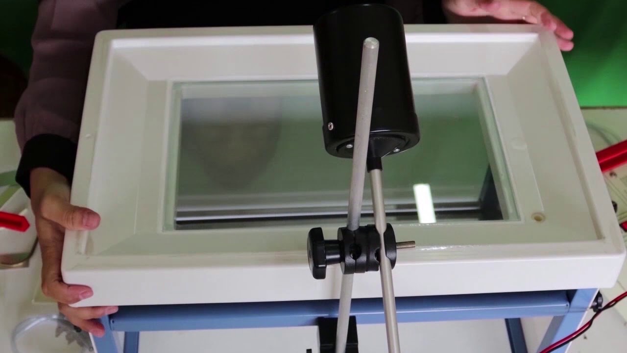 Rangkaian Percobaan Pada Tangki Riak - YouTube