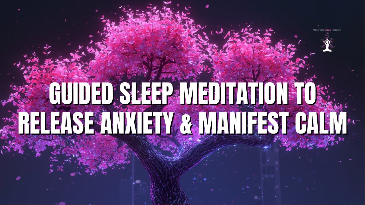 Guided Sleep Meditation to Release Anxiety & Manifest Calm 😴 | 30 ...