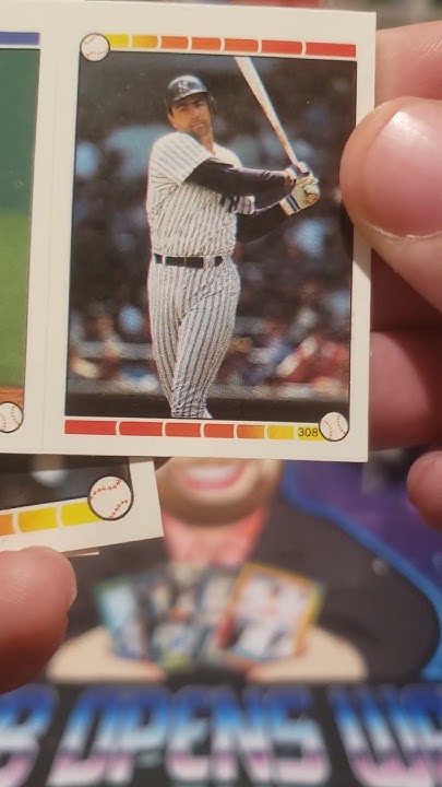 1989 Topps Yearbook Stickers Baseball Cards Wax Pack Opening #junkwax 