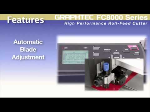 Graphtec FC8000 Series High Performance Roll Cutter - YouTube