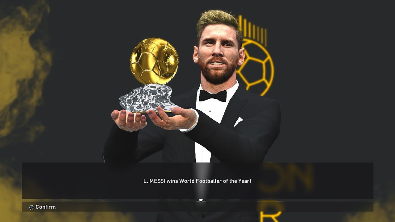 PES 2017 mod Ballon d'or - Compatible All Patch - YouTube