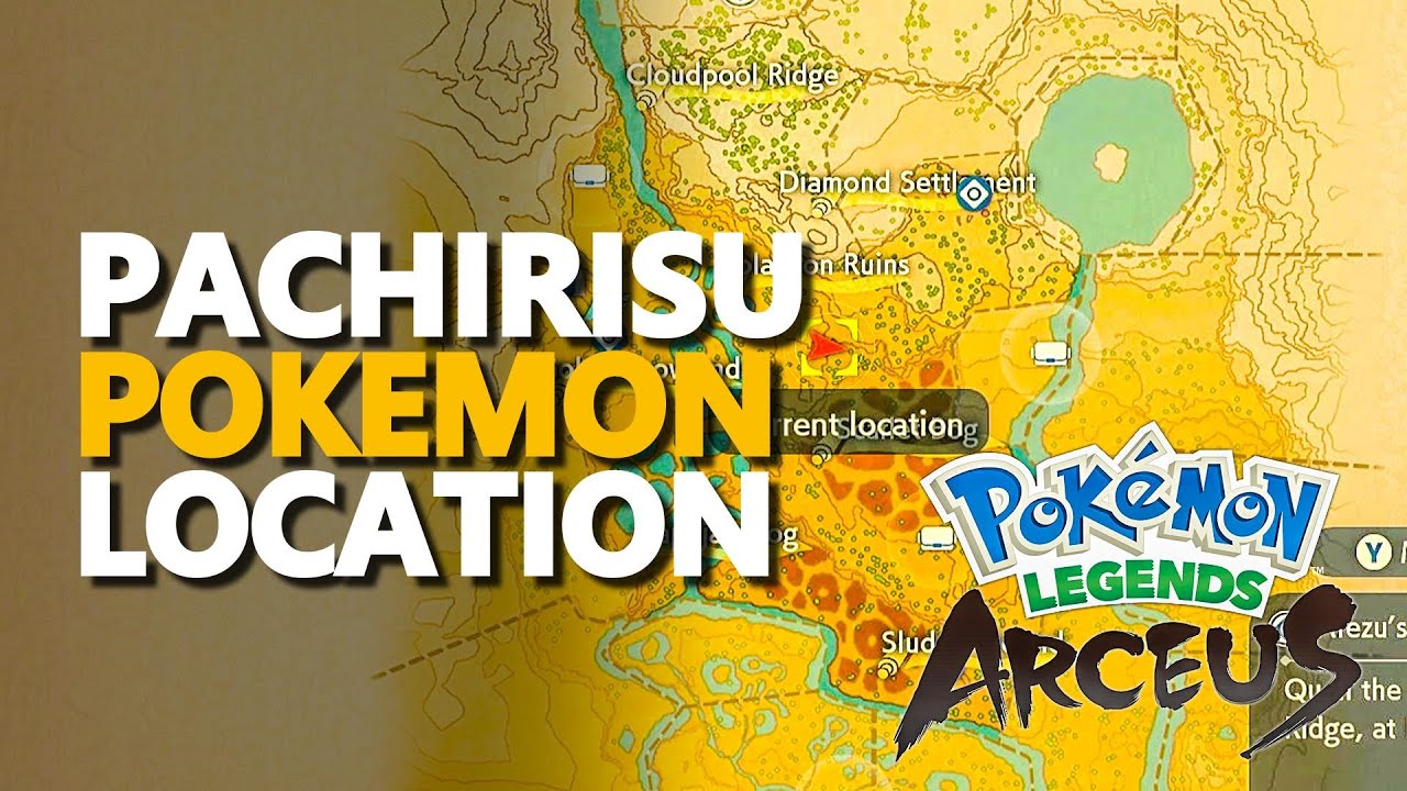 Pachirisu Location Pokemon Legends Arceus - YouTube