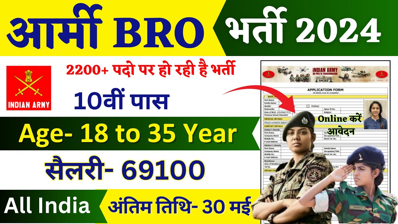 ARMY BRO Recruitment 2024 Notification | ARMY BRO New Vacancy 2024 ...