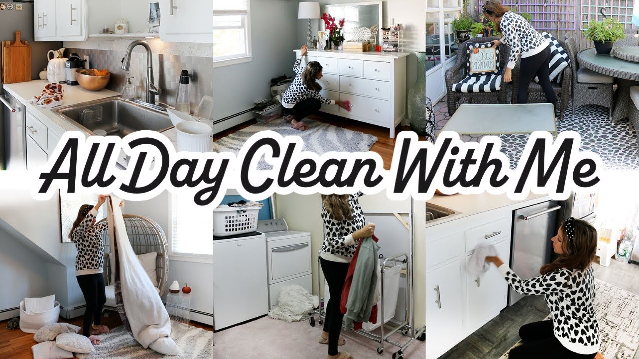 CLEAN WITH ME || ALL DAY CLEANING MOTIVATION 2022 - YouTube