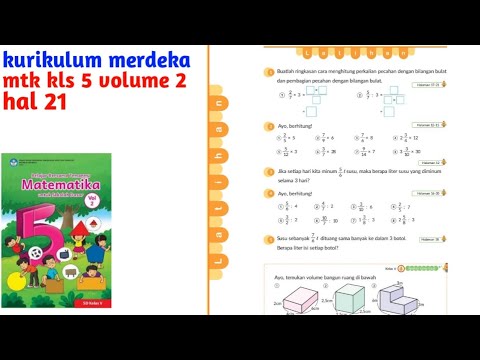 Matematika kelas 5 volume 2 halaman 21 kurikulum merdeka - YouTube