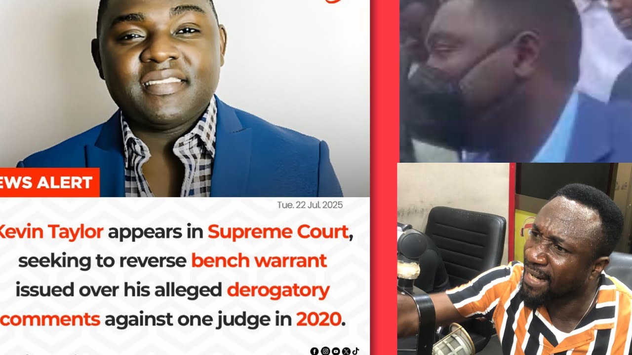 BRAKING: KEVIN TAYLOR'S BENCH WARRANT ON HIM LIFTED BY 4-1 SUPREME ...