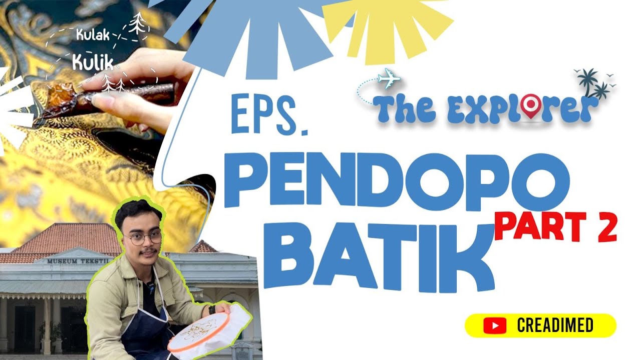Tempat Belajar Membatik Terbaik - Pendopo Batik - YouTube