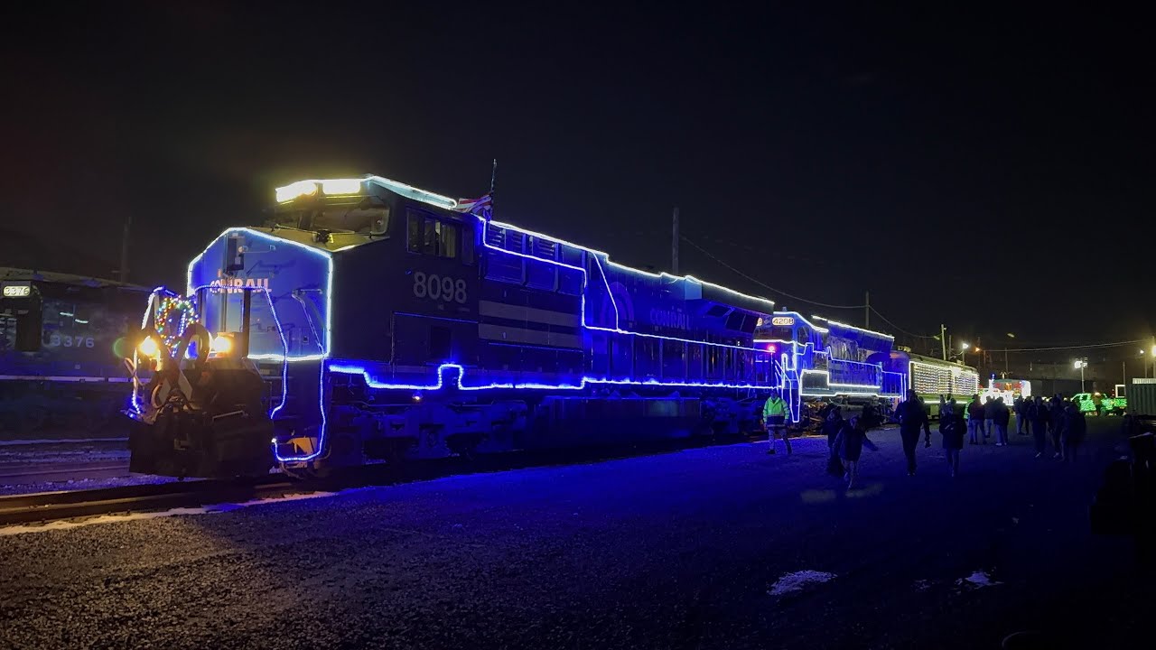 North Jersey Conrail (CSAO) Holiday Train at Port Reading Yard on ...