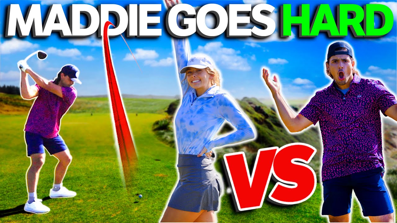 Does My Girlfriend Beat Me… In Golf? | Insane Match Against Maddie ...