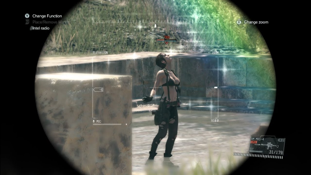 Metal Gear Solid V: The Phantom Pain. First encounter with Quiet - YouTube