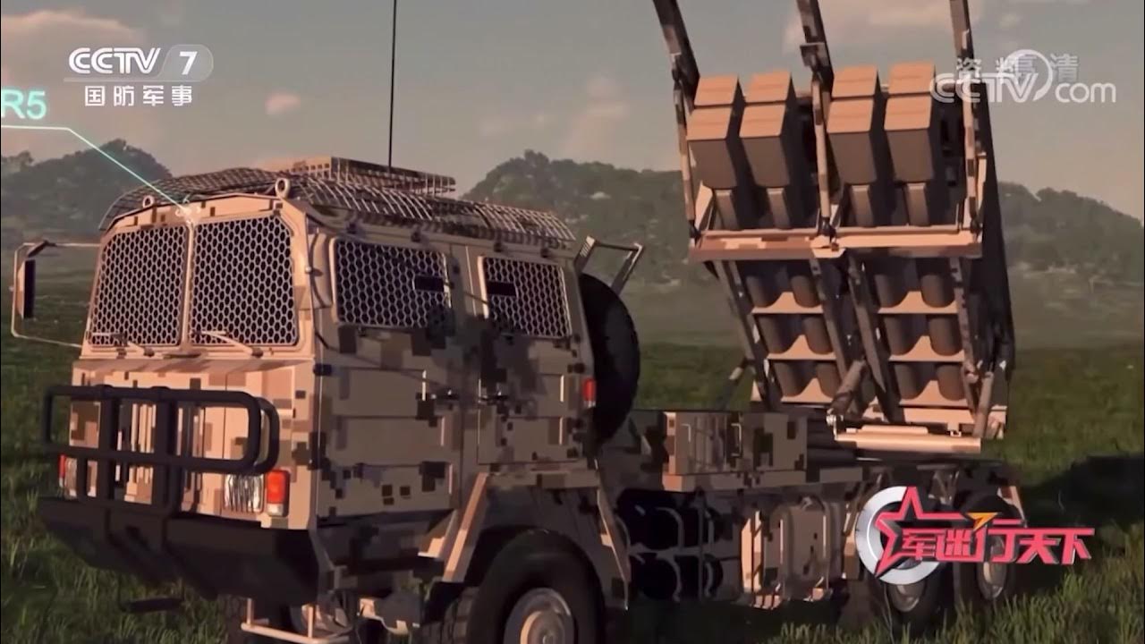 China new SR5 rocket launcher 300mm, 610mm mlrs live drill pinpoint accuracy loitering भारत बनाम ...