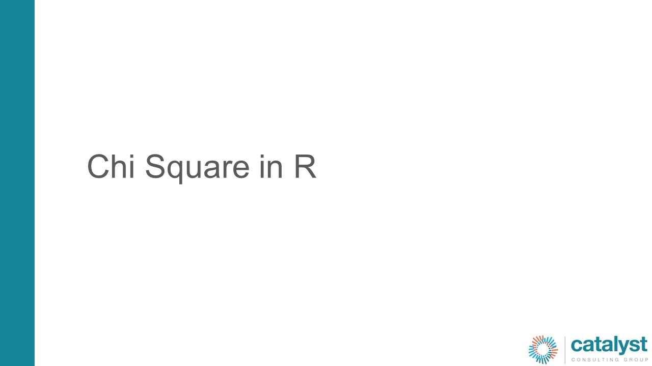 Chi Square In R YouTube Chi Square In R YouTube